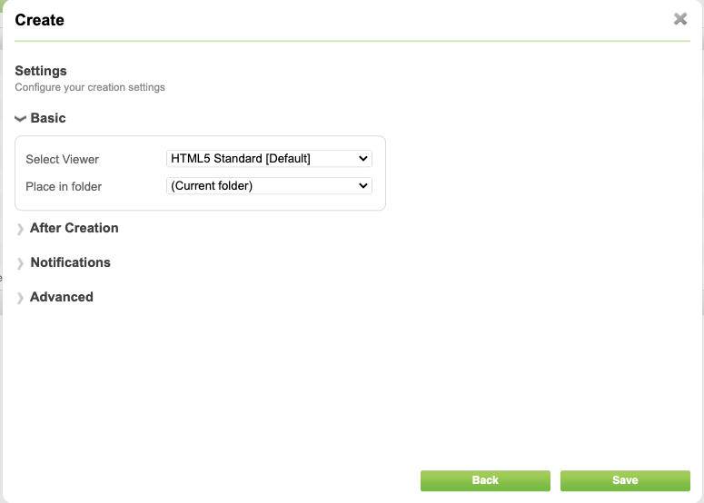Upload Settings – Fastr Publicator Community
